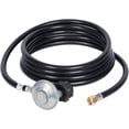 12 FT Regulator Hose Low Regulator Fits LP Gas Grill, Generator, Gas ...