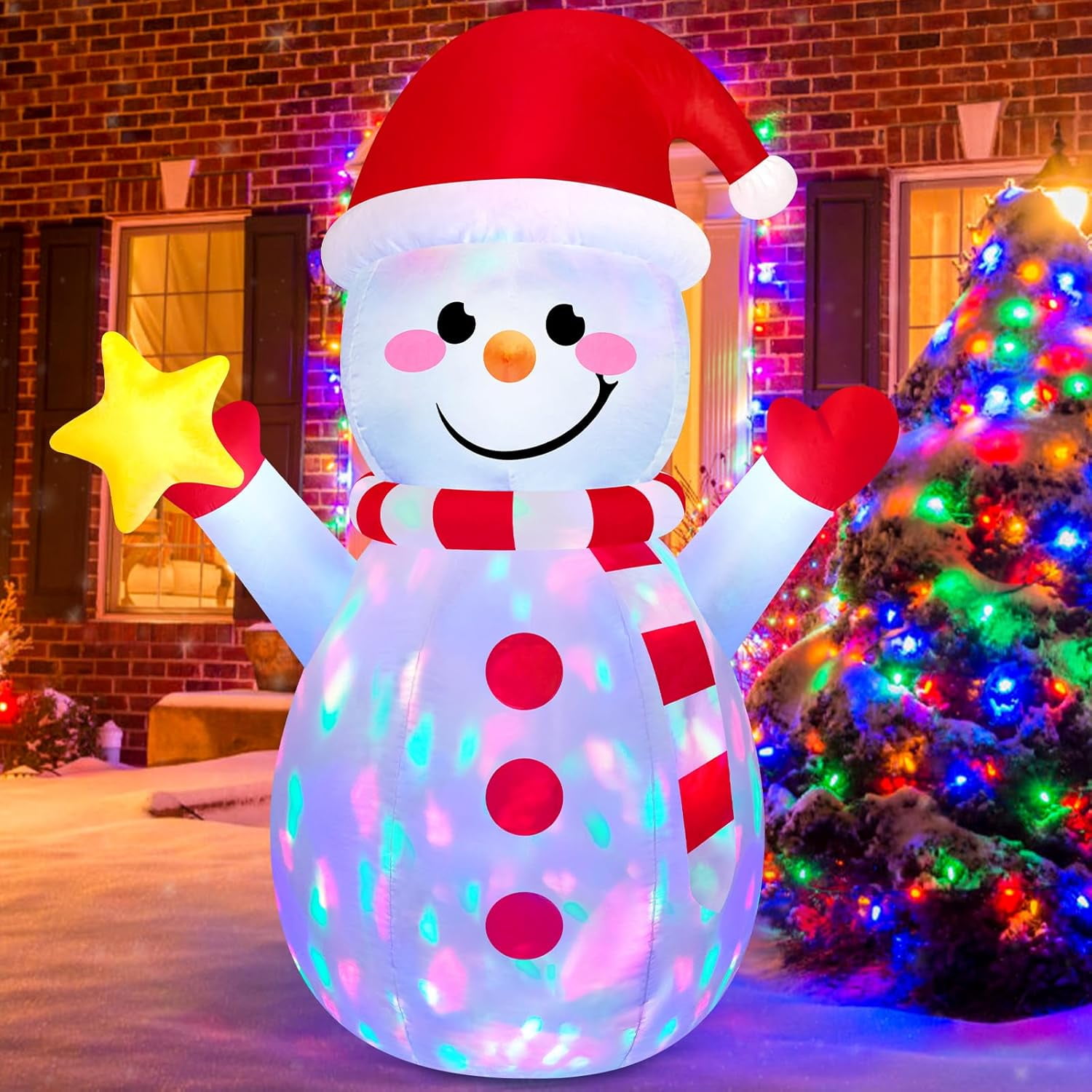 12 FT Tall Nutcracker Inflatable Christmas Decorations Outdoor Candy ...