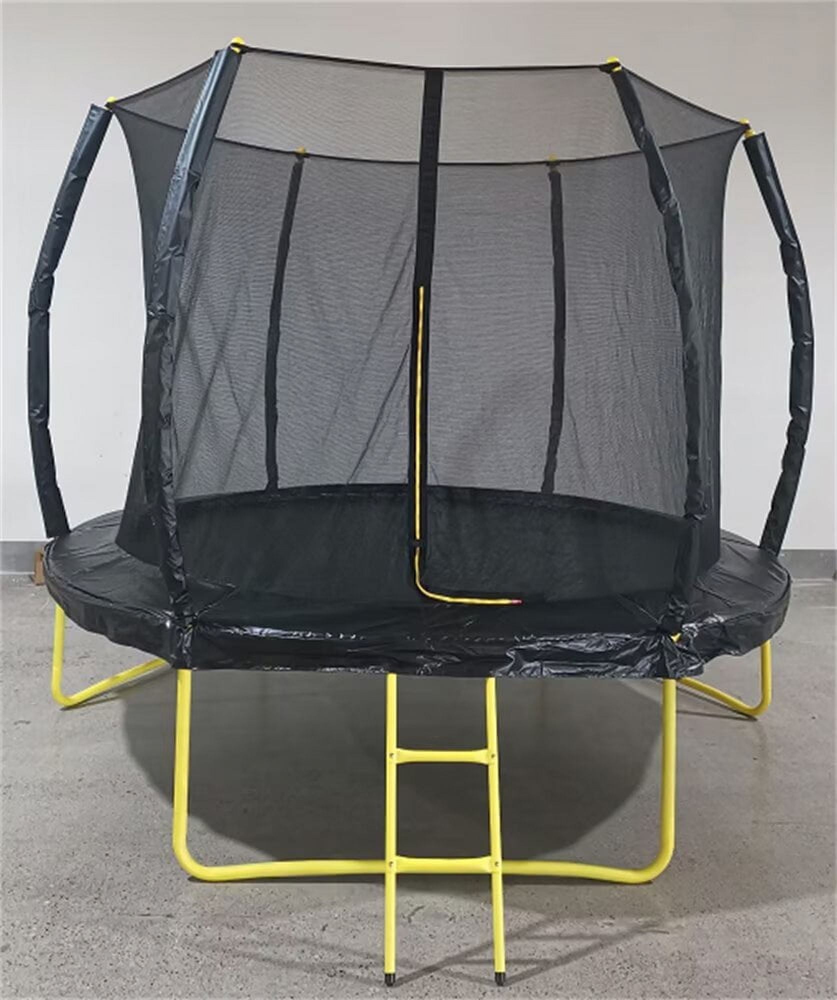 12 FT Trampoline with Basketball Hoop, Safety and Ladder, Trampoline ...