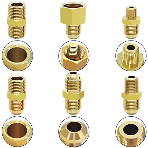 12 Feet High Pressure Braided Propane Hose Extension with Conversion ...