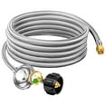 12 Feet Universal QCC1 Low Pressure Propane Regulator Hose - Walmart.com