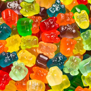 Gummy Bear Slime 2x pcs (random colors) Adorable gummy bear shape slime ...