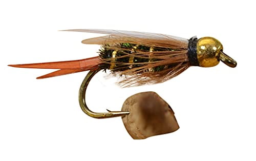 12 Flies Bead Head Prince Nymph Fishing Flies - Mustad Signature Fly ...