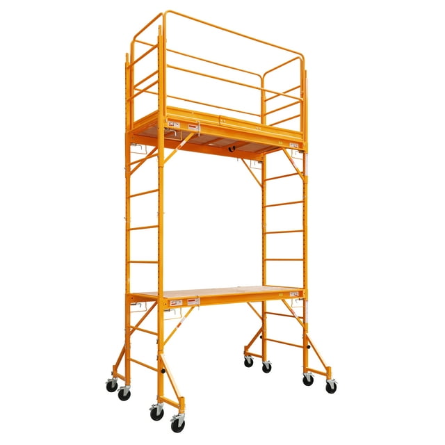 SupremeEquip 12ft Portable Construction Scaffold, 1000-LB Capacity ...