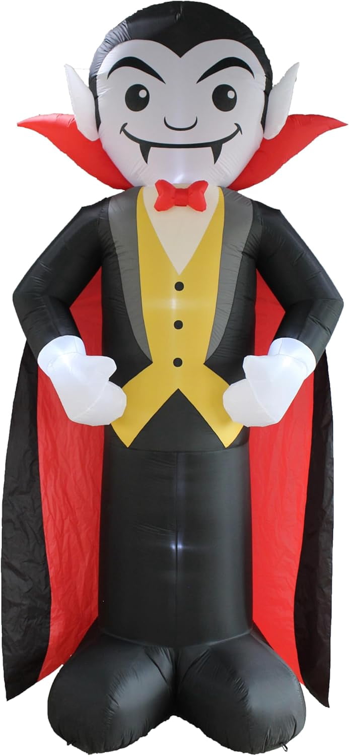 12 Foot Tall Huge Giant Halloween Inflatable Vampire Dracula with ...