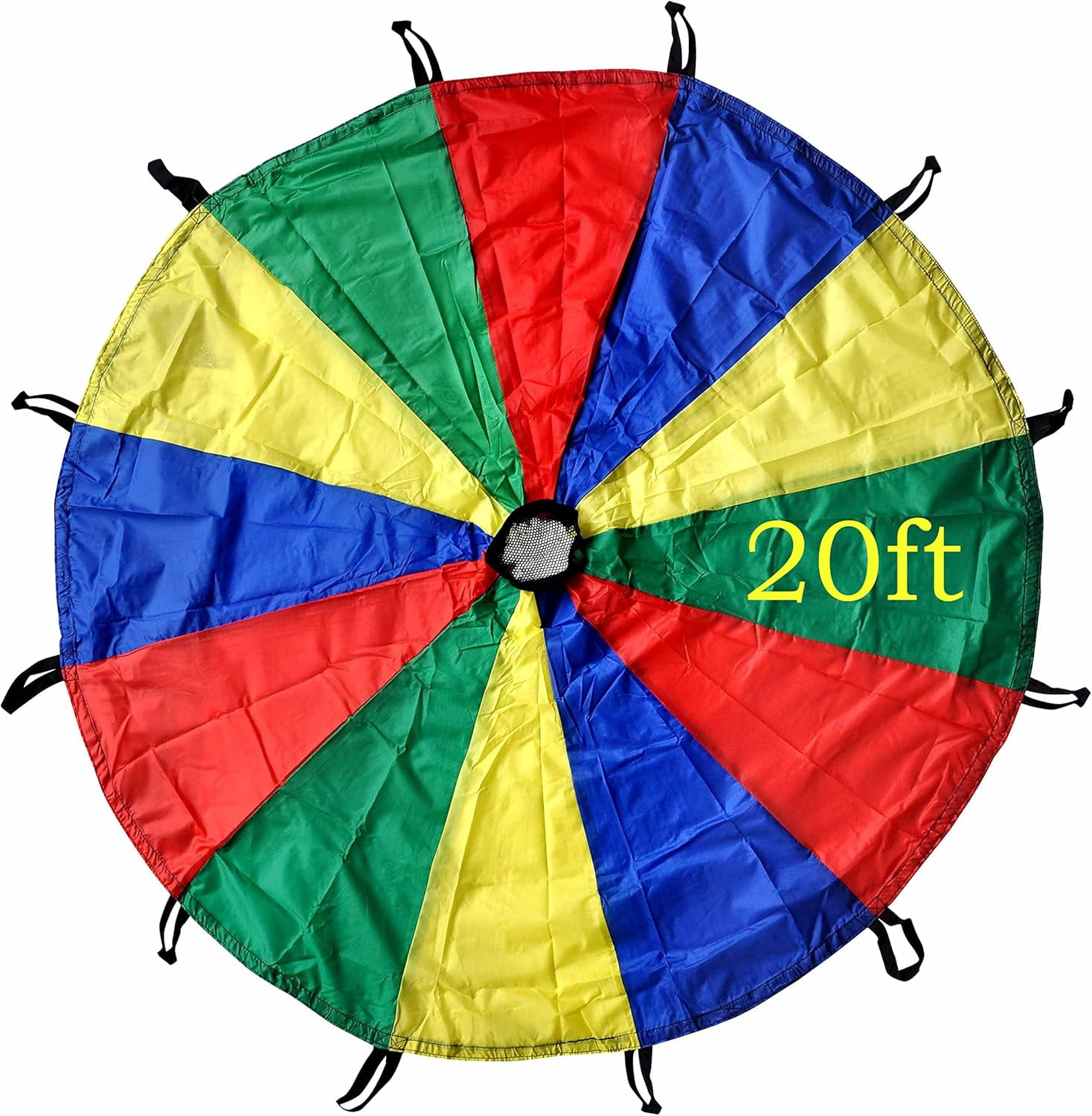 12 Ft, 16Ft, 20 Ft, Rainbow Parachute Toy Tent Game for Children ...