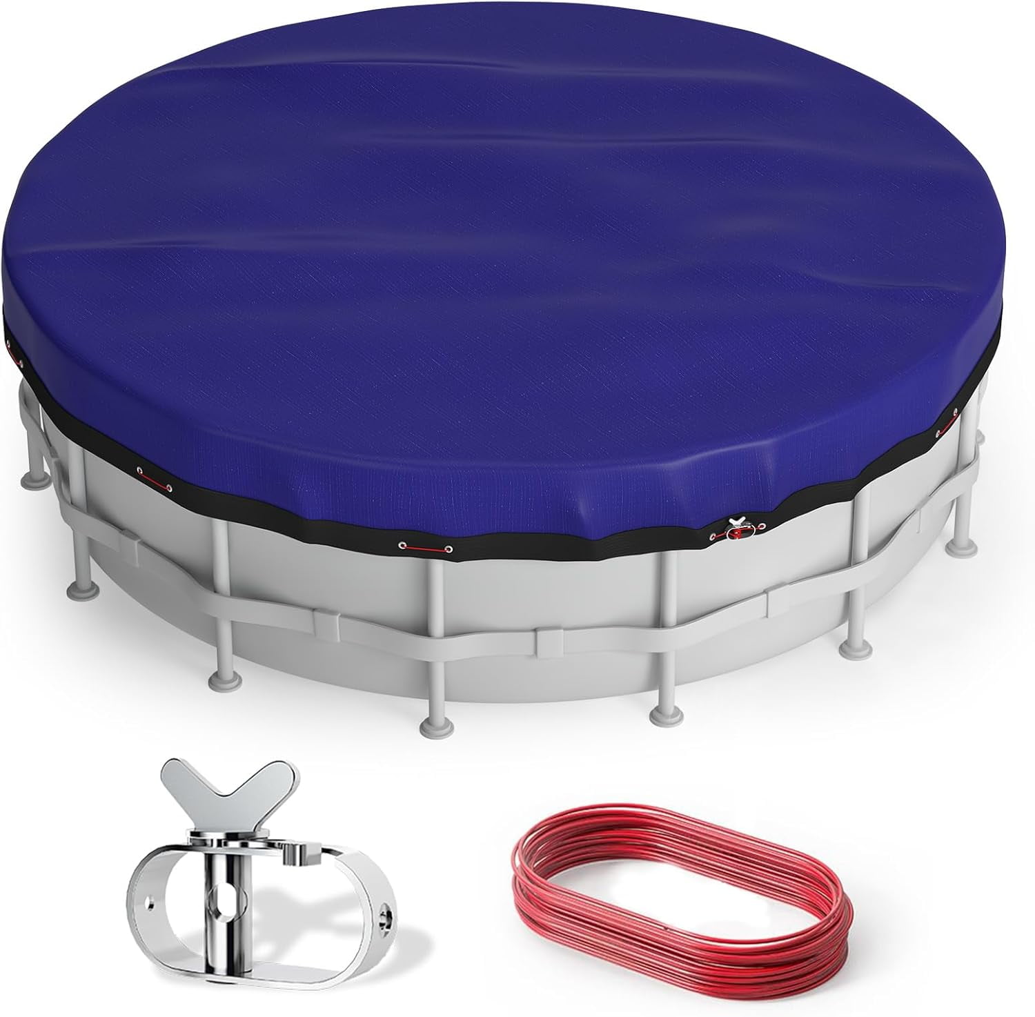 12 Ft Round Pool Cover Above Ground: Swimming Pool Cover Protector with ...