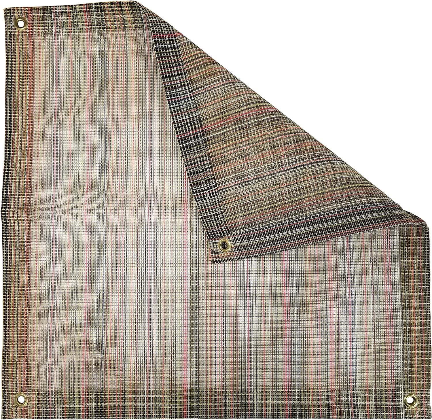 12 Ft. x 20 Ft. Multi-Colored 10 Oz. Vinyl Coated Mesh Tarp - Walmart.com