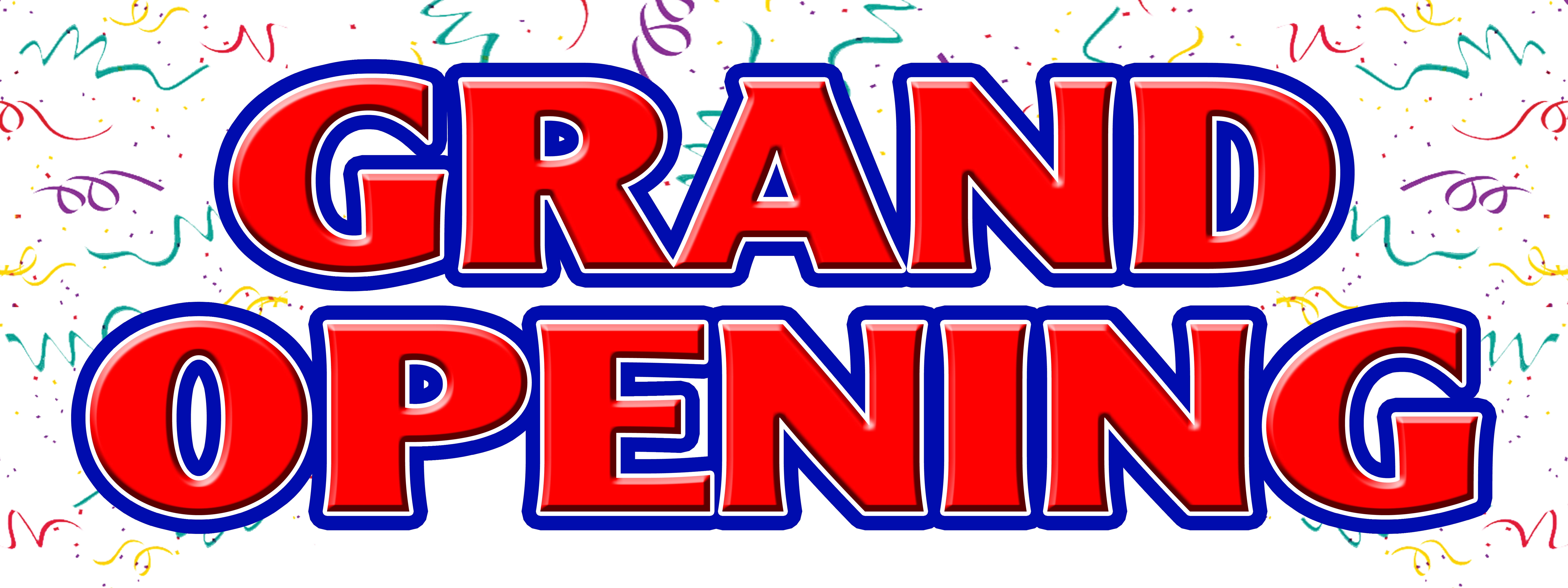 12" GRAND OPENING DECAL sticker new store - Walmart.com
