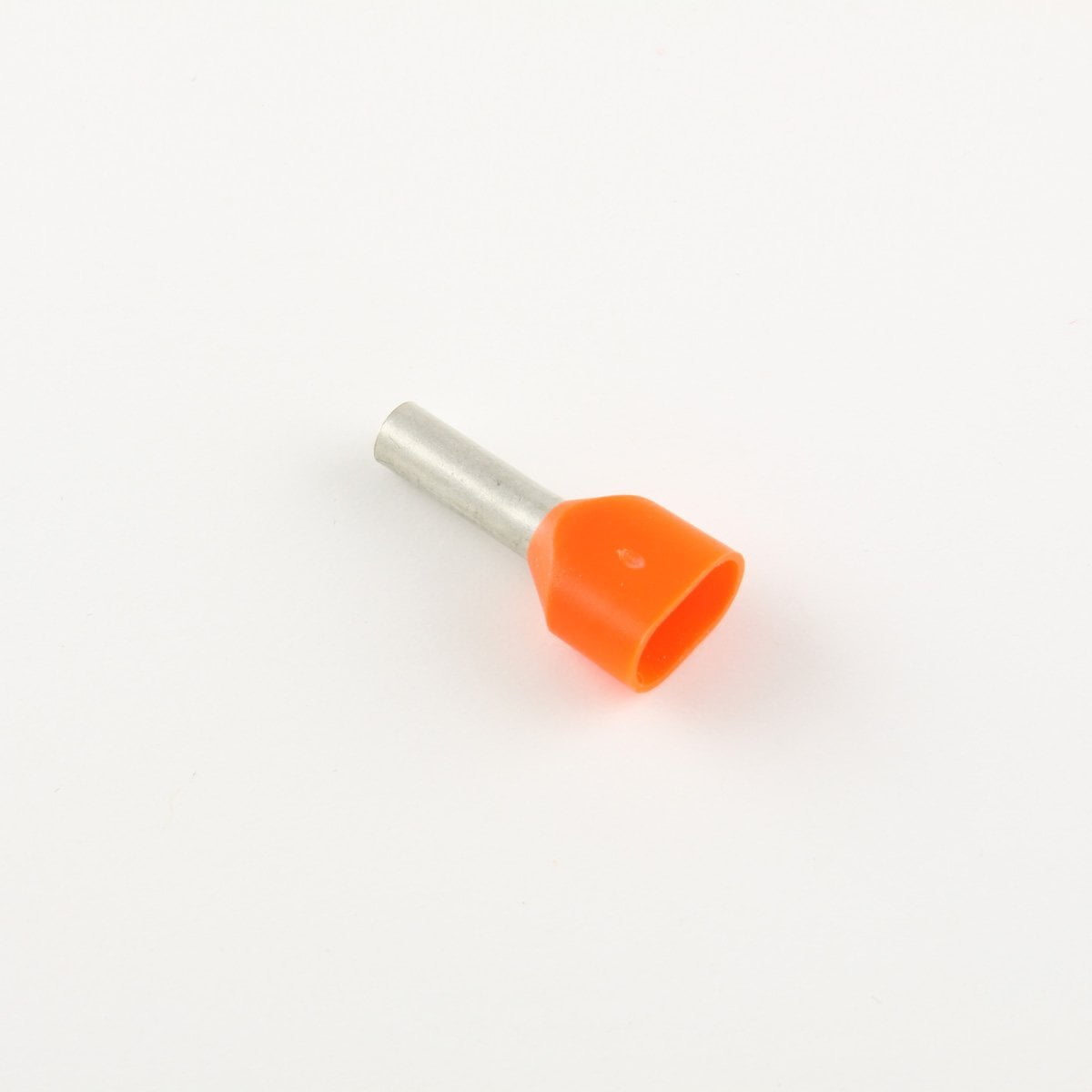 12 Ga. Two Wire Orange Insulated Ferrules, 0.47" Pin Lg. - (pack of 100 ...