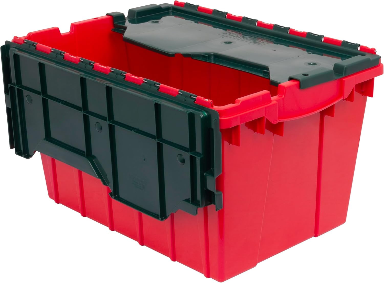 12 Gallon Storage Container, Nesting and Stackable Plastic Storage Box ...