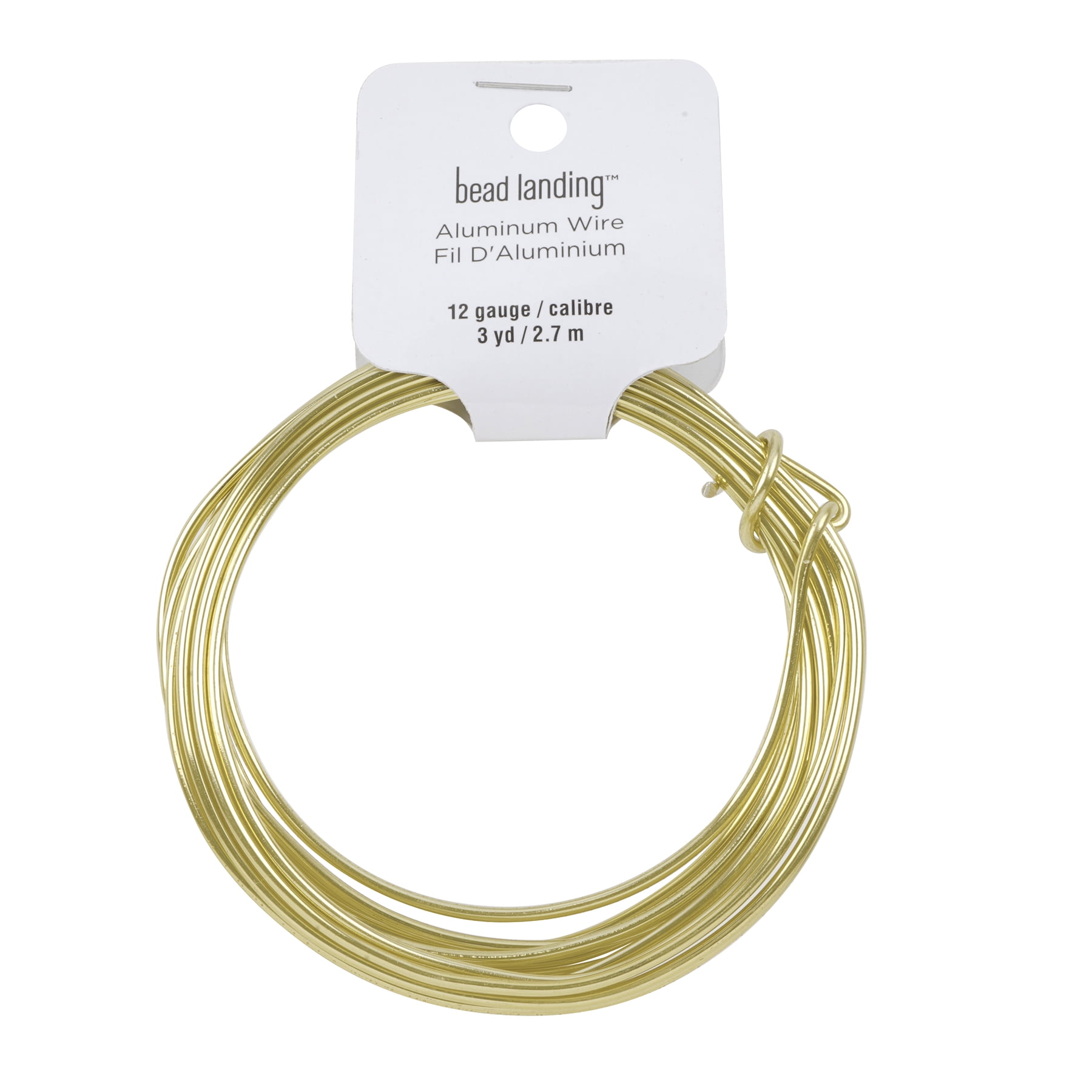 12 Gauge Gold Aluminum Wire by Bead Landing™ 3 yds - Walmart.com