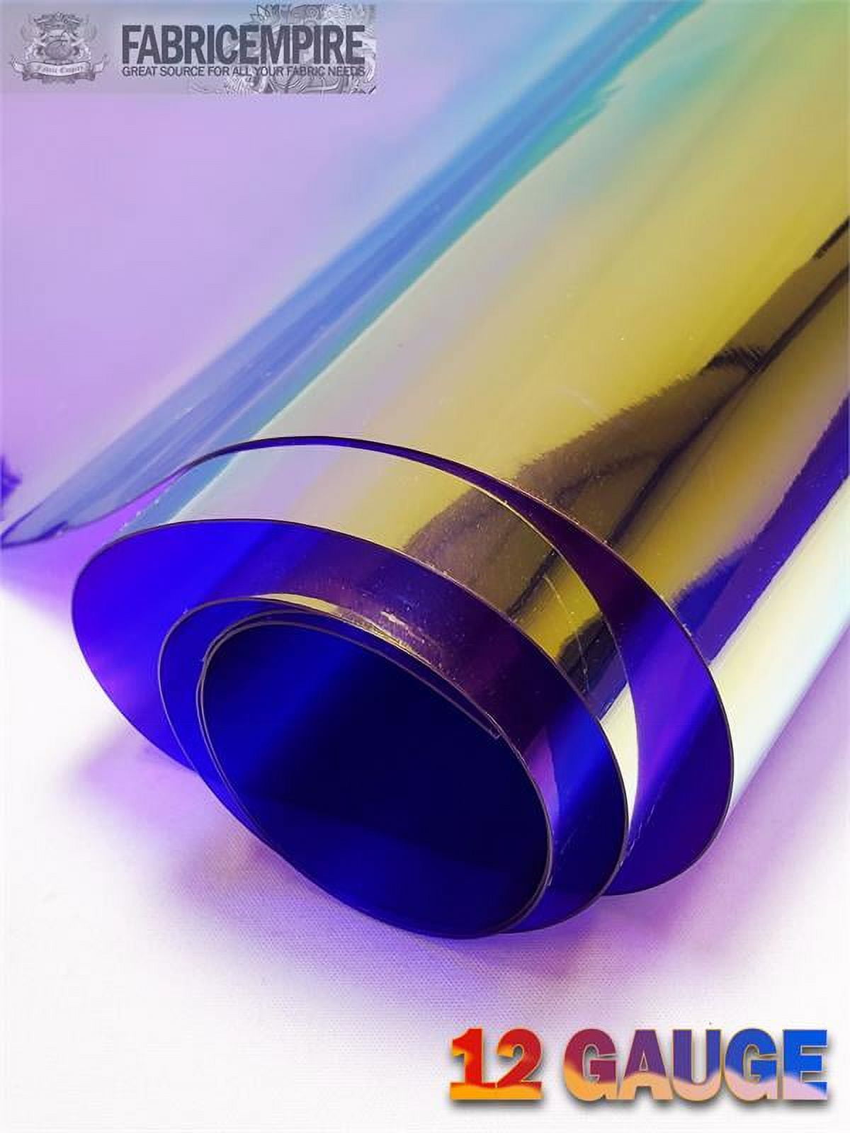 12 Gauge Metallic Transparent Hologram Purple Plastic Vinyl Fabric 38 ...