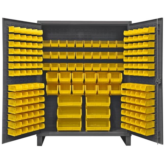 12 Gauge Recessed Door Style Lockable Cabinet with 198 Yellow Hook on ...