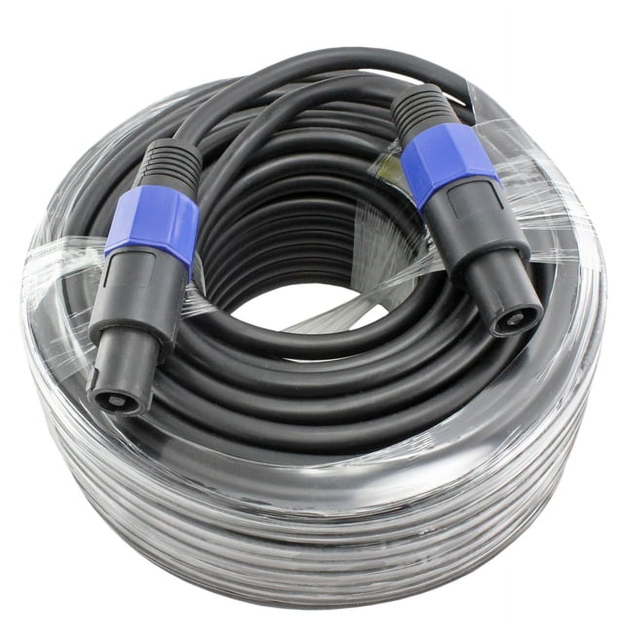 12 Gauge Speaker Cable 100ft long: Speakon - Speakon - Walmart.com