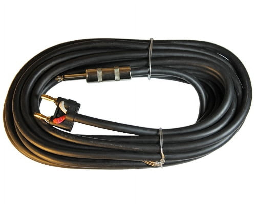 12 Gauge Speaker Cable 25ft long: Banana - 1/4" - Walmart.com
