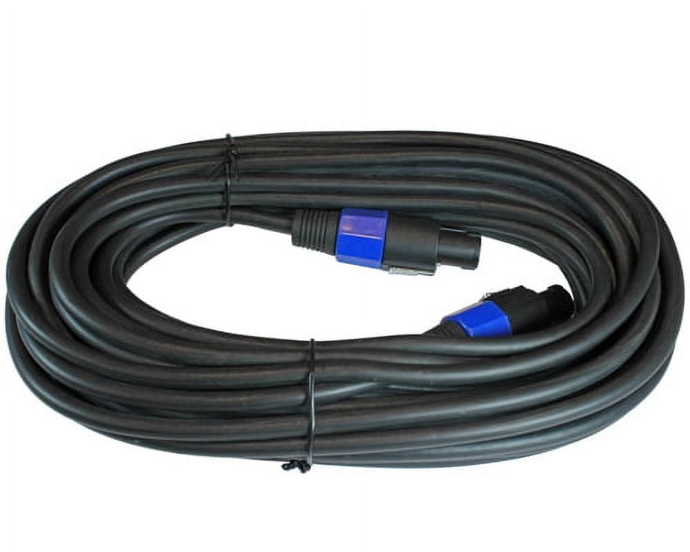 12 Gauge Speaker Cable 25ft long: Speakon - Speakon - Walmart.com