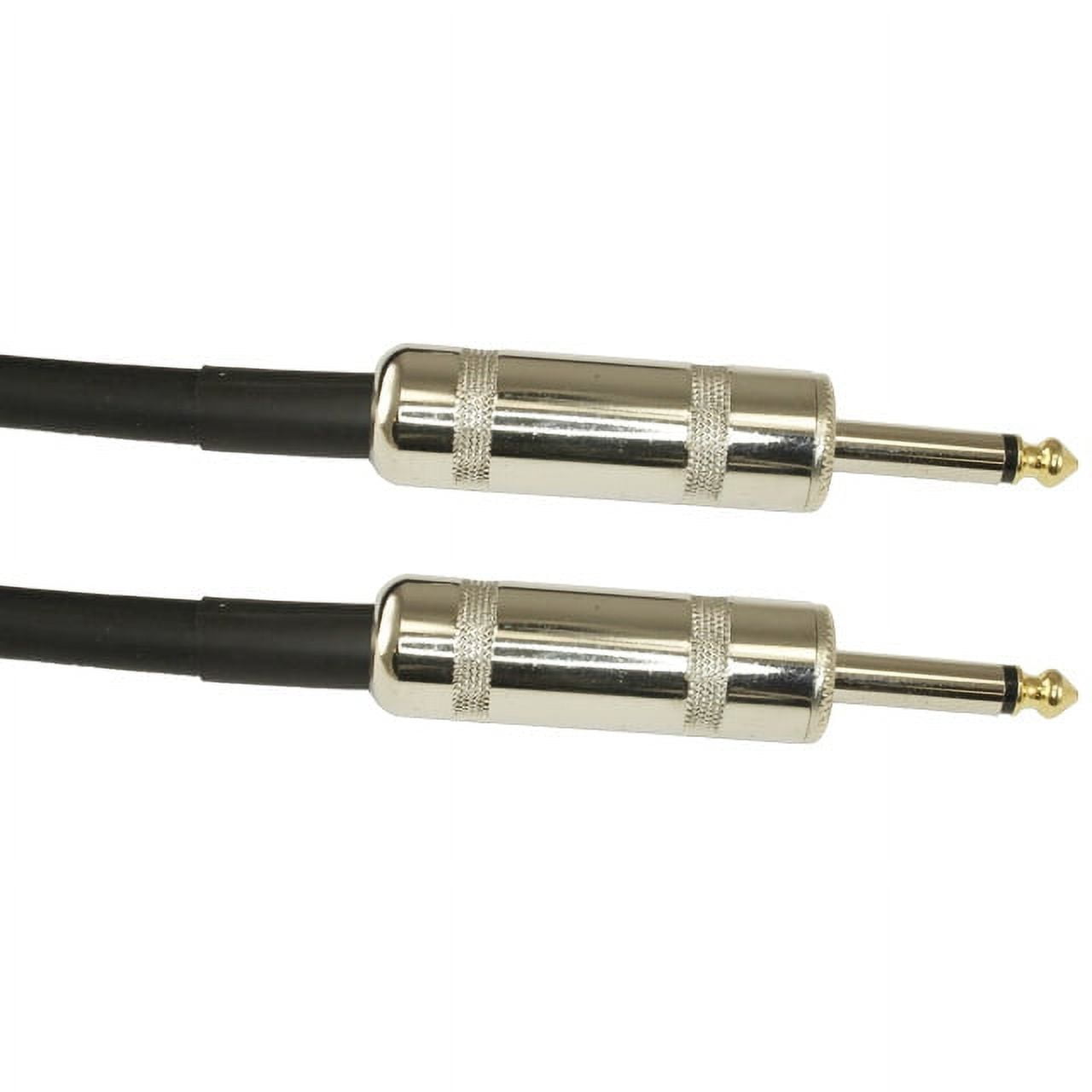 12 Gauge Audio Stereo Speaker Cable 3ft long with Wire Connectors: 1/4 ...