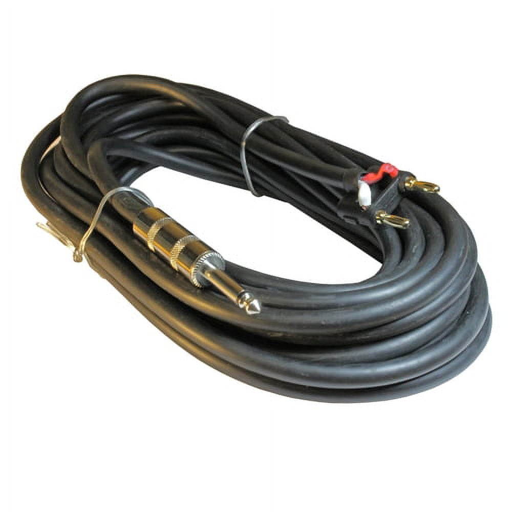 12 Gauge Speaker Cable 50ft long: Banana - 1/4" - Walmart.com