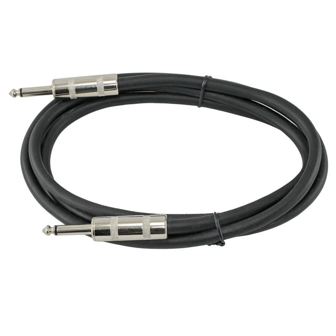 12 Gauge Speaker Cable 6ft long: 1/4" - 1/4" - Walmart.com