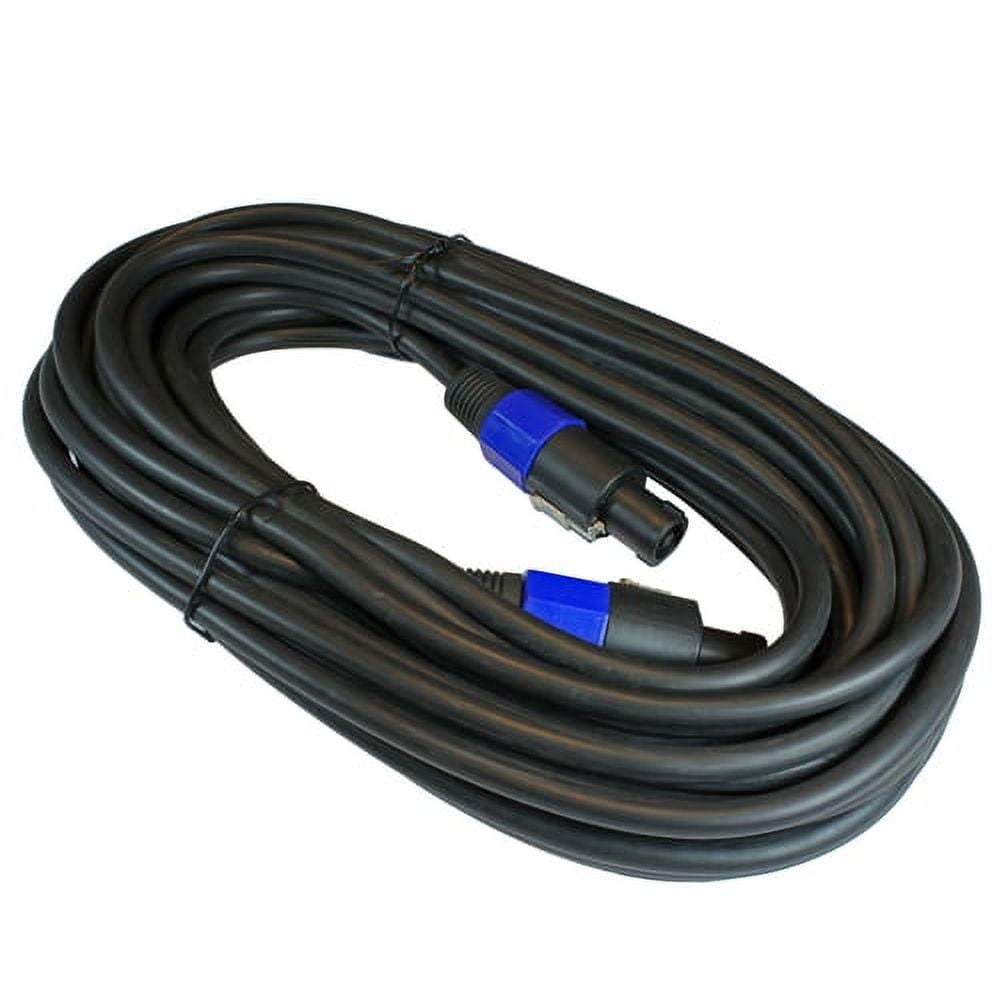 12 Gauge Speaker Cable 6ft long: Speakon - Speakon - Walmart.com