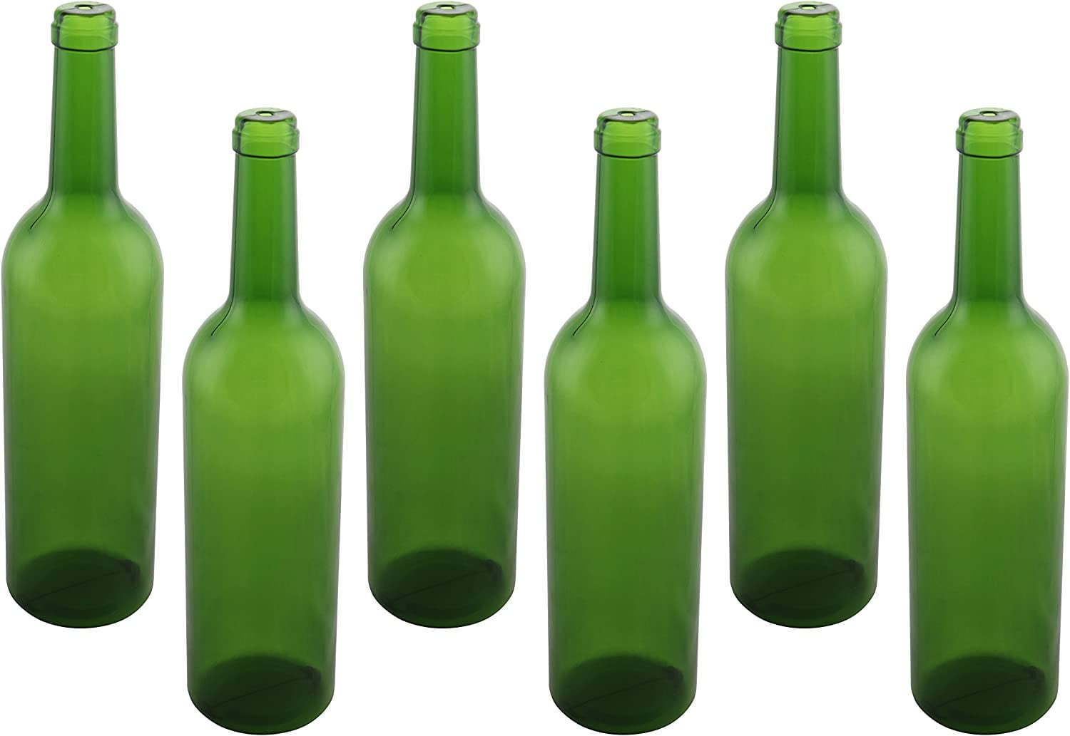 12" Green Plastic Wine Bottle Display in Green Set of 24 - Walmart.com