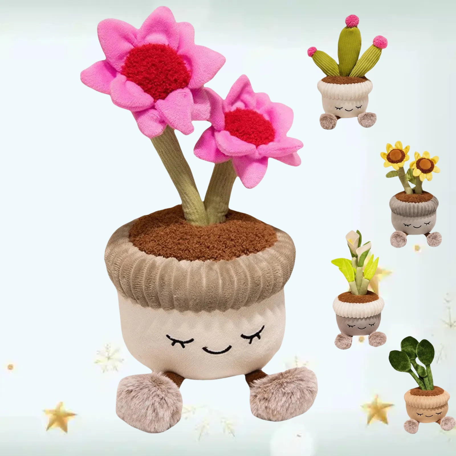 12" Greenhouse Plush Plants Anime Plush Toy Stuffed Doll Soft Figure ...