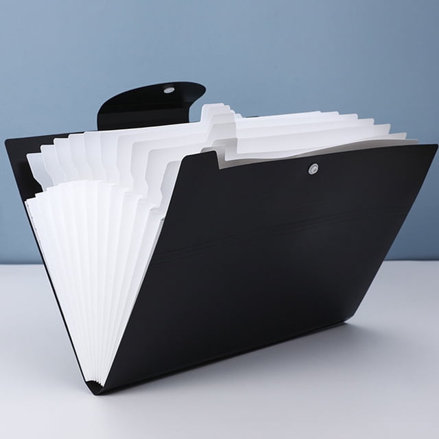 12 Grid A4 File Organizer, Student Exam Paper Storage Folder, Document ...