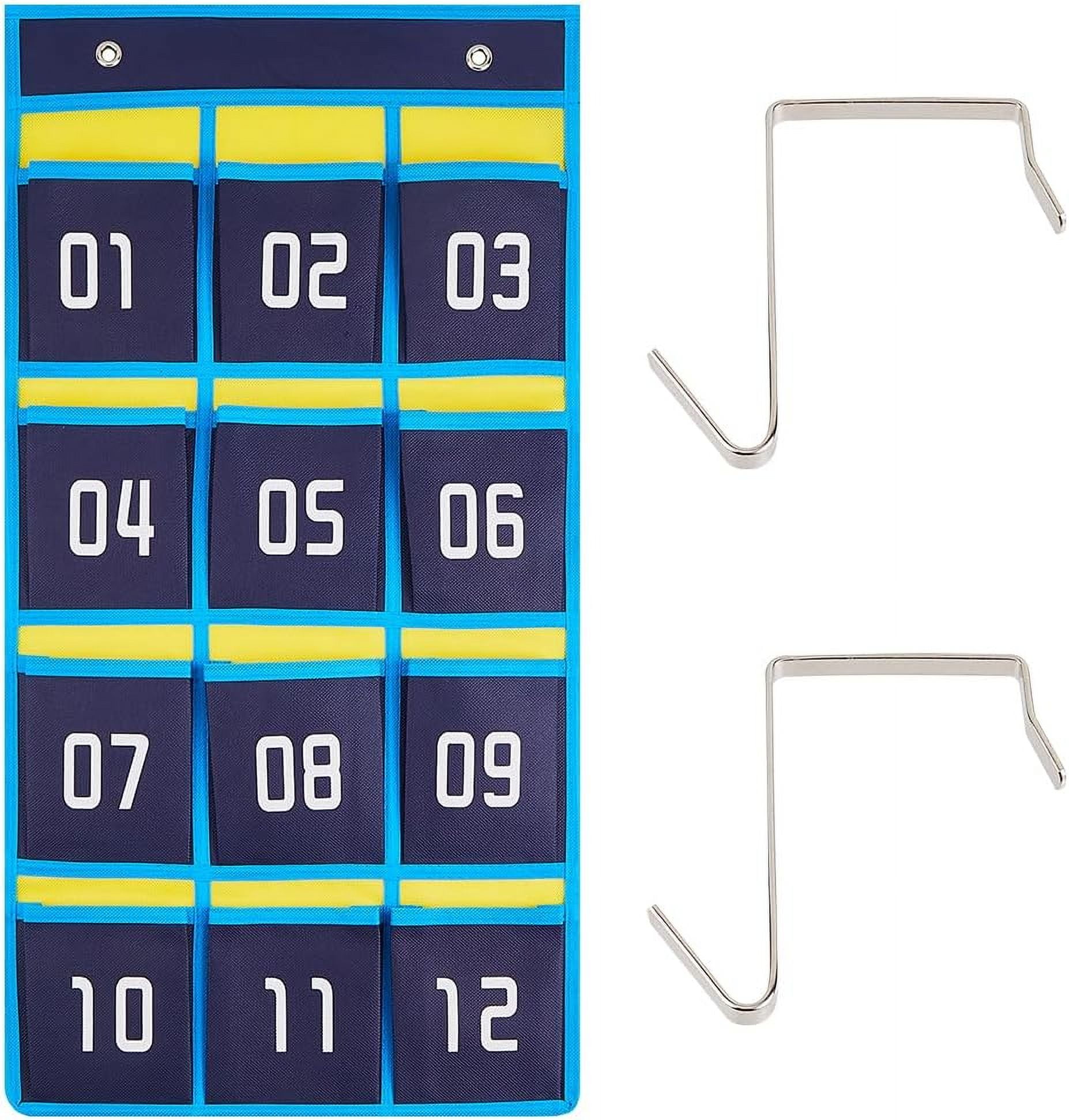 12-Grid Classroom Hanging Pocket Cell Phone Hanging Storage Bag OxDIY ...