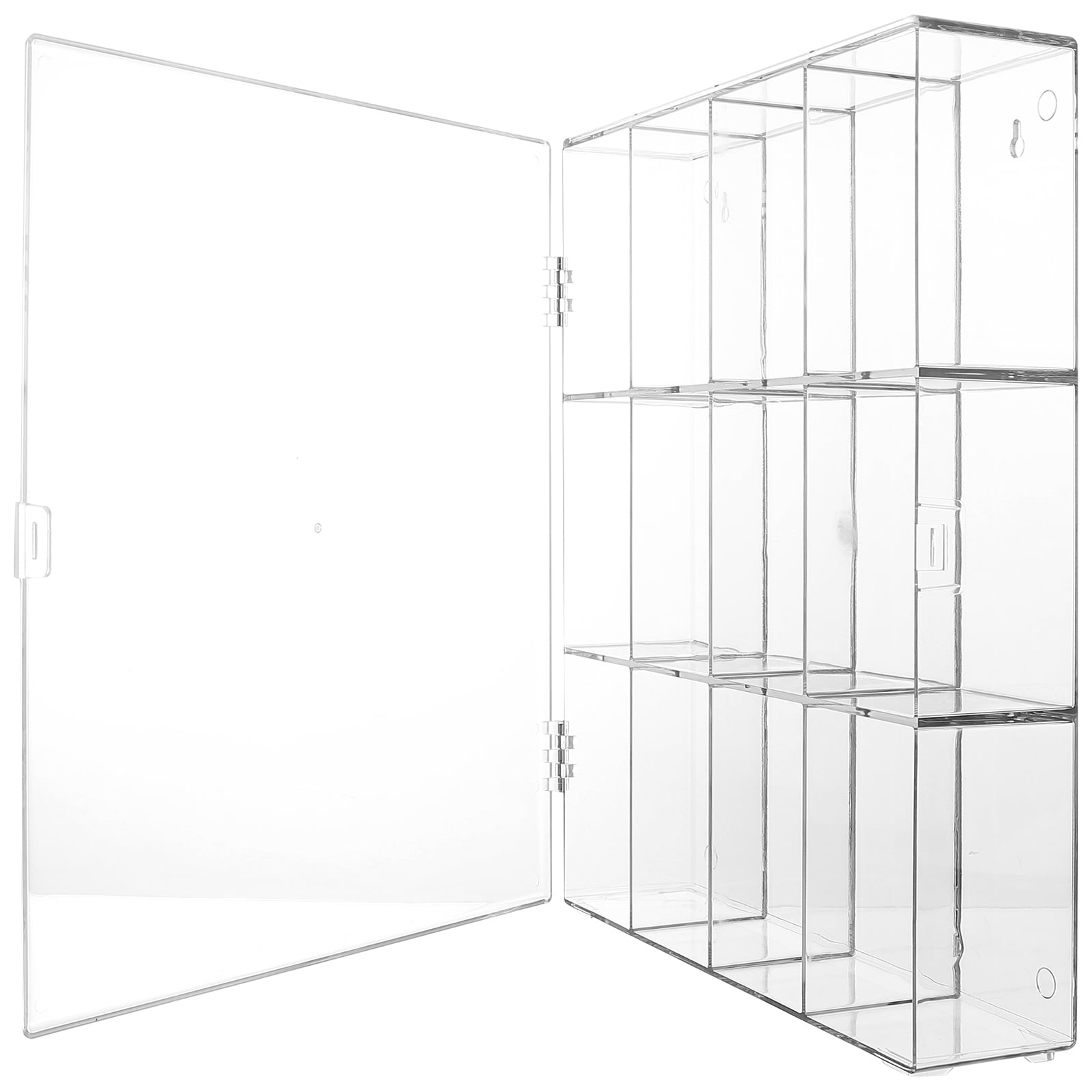 12 Grid Model Exhibition Box Display Shelf Simple Showing Case Display ...