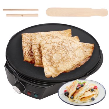 MasterChef Cordless Pancake & Crepe Machine with Non-stick Plate ...