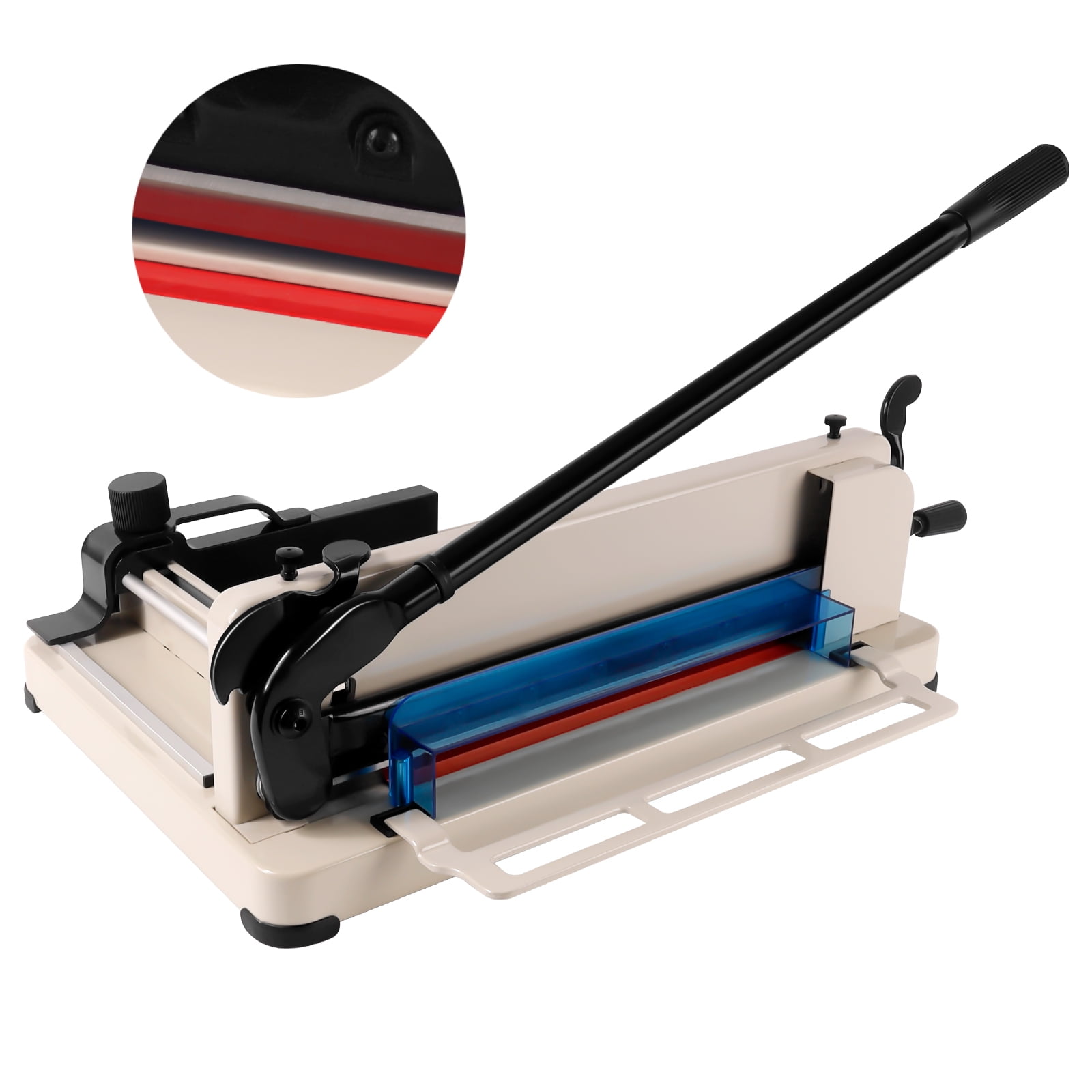 12" Guillotine A4 Paper Cutter, Hardened Steel Blade, 400 Sheet Cutting ...