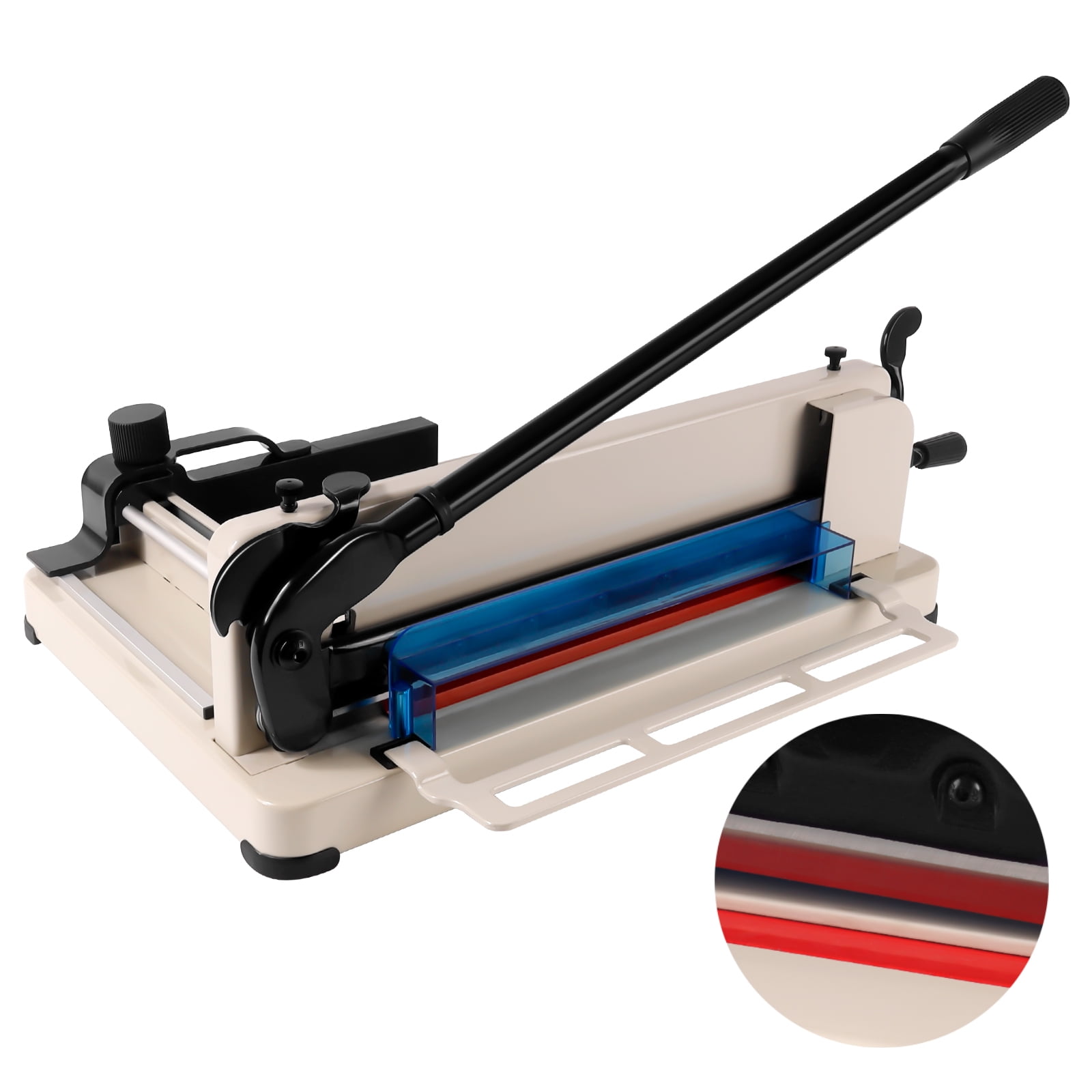 12" Guillotine A4 Paper Cutter, Hardened Steel Blade, Security Lock ...