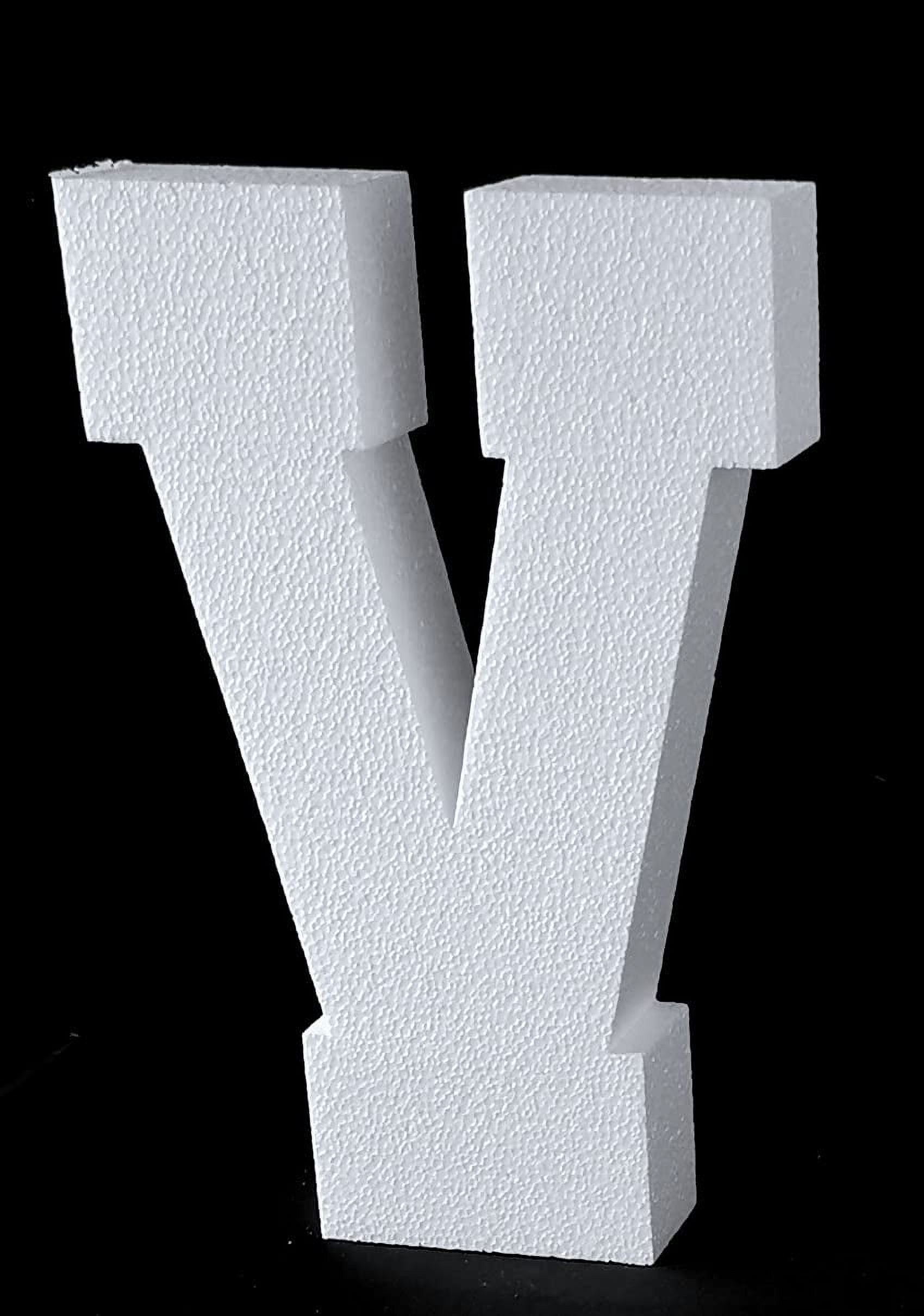 12"H Free Standing 2" Thick EPS Foam Letters Bottom Stable Wind ...