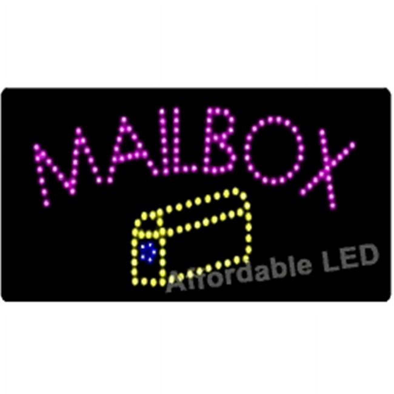 12 H x 24 L in. Mailbox LED Sign - Walmart.com