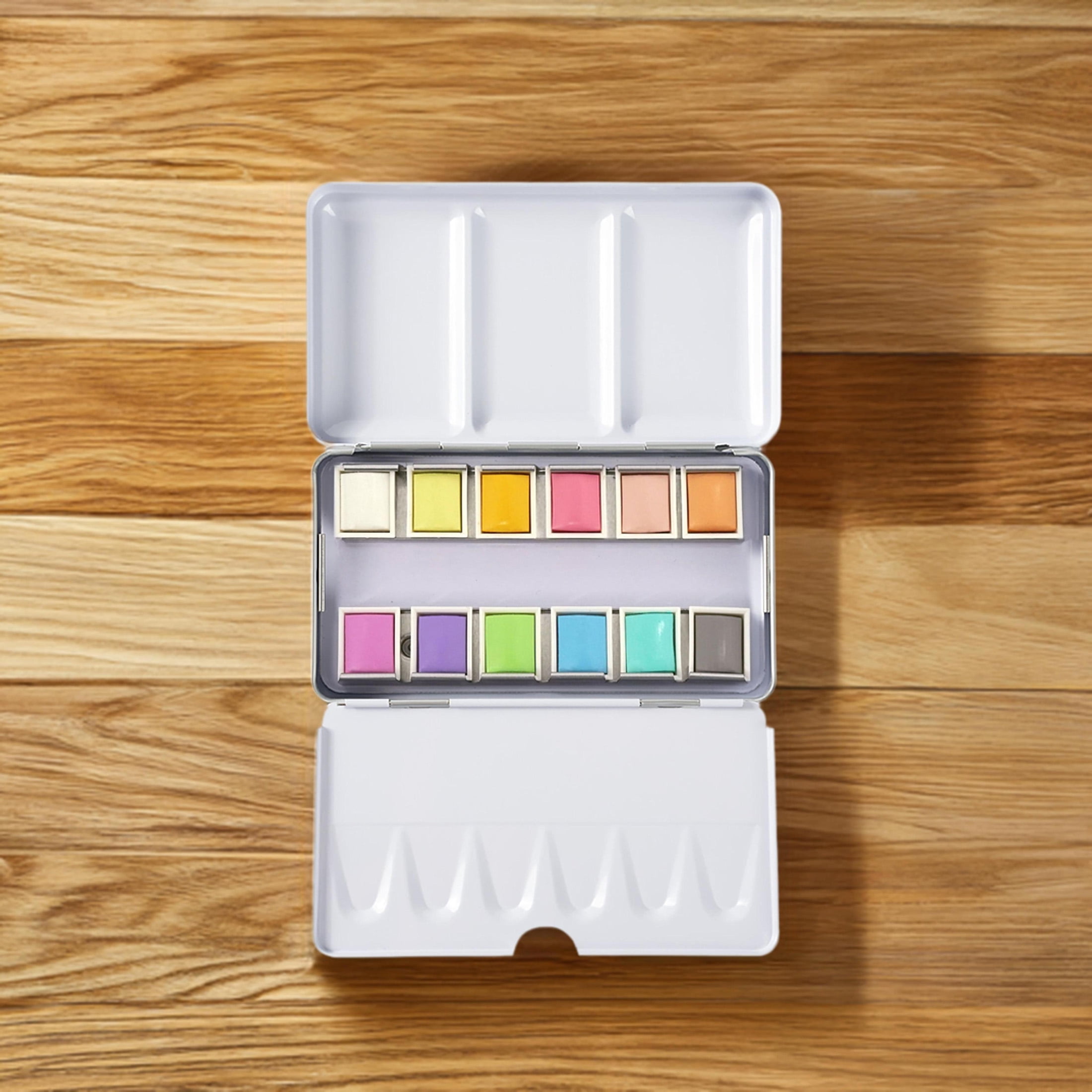 12 Half Pans Pastel Watercolor Set by Artist's Loft - High Quality ...
