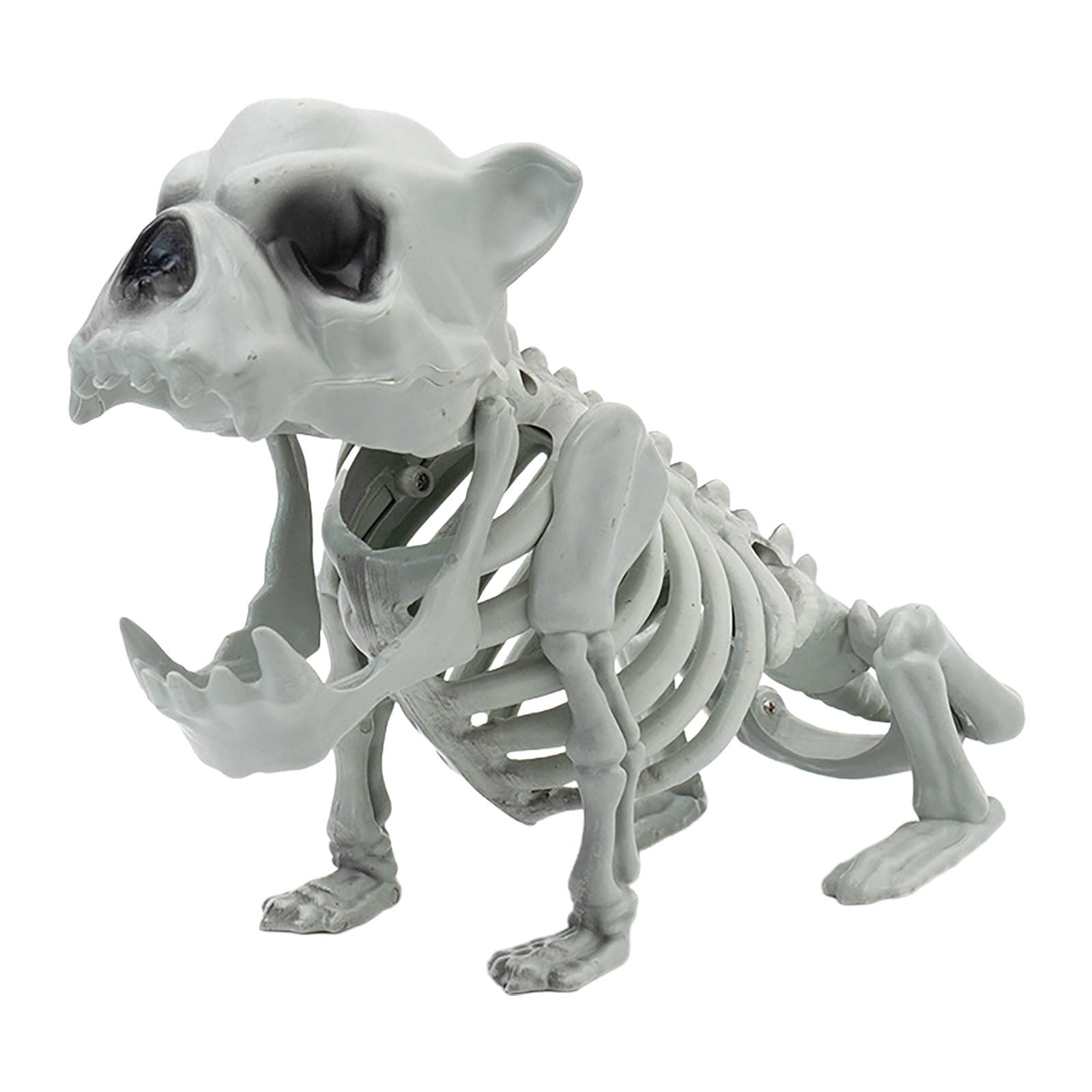 12" Halloween Puppy Skeleton Decoration, Realistic Plastic Dog Skeleton ...