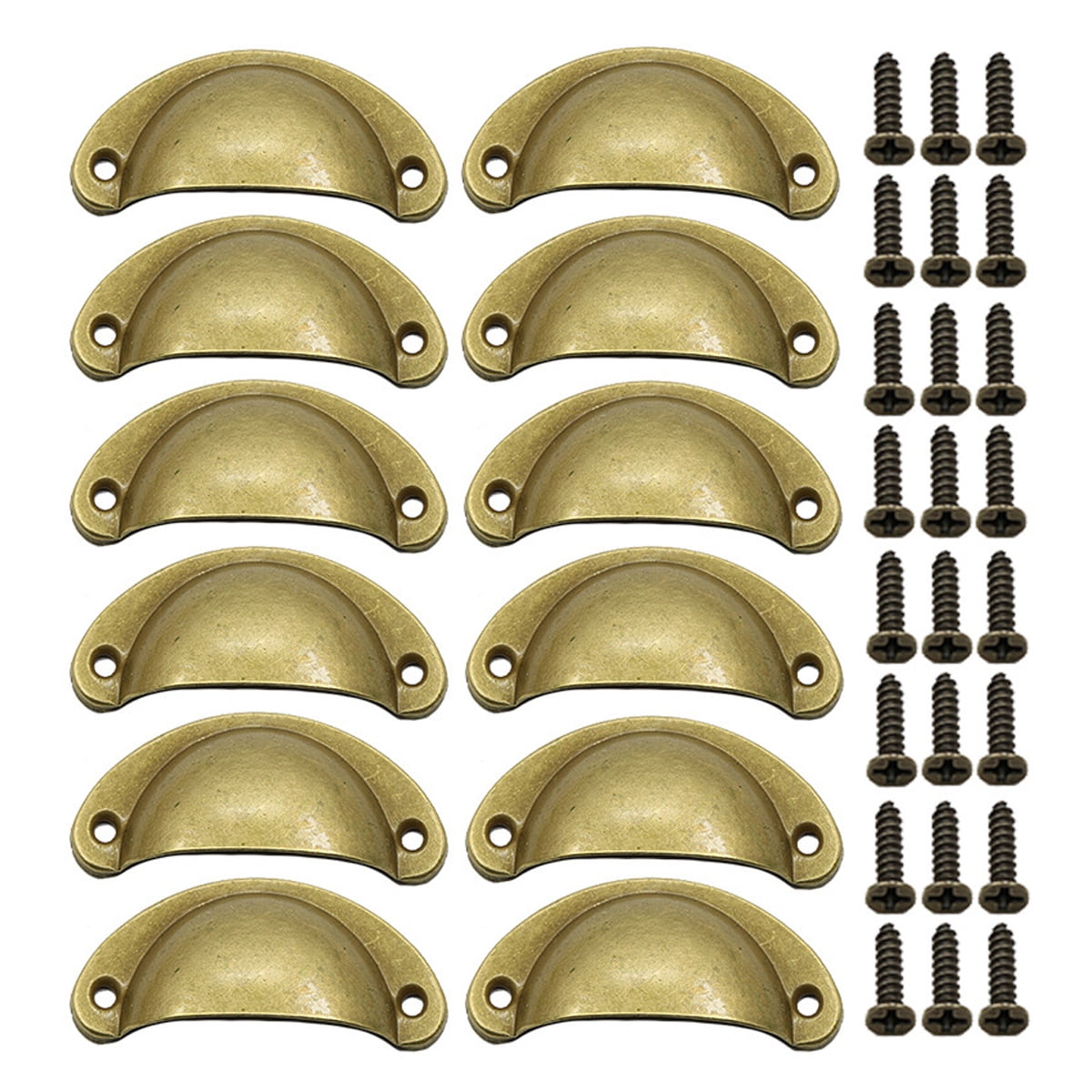 12 Handles, Door Handles, Drawer Cabinets, Retro Decorative Drawer ...