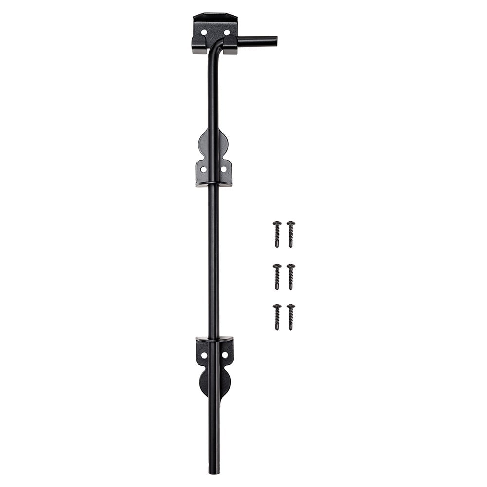 12” Heavy Duty Cane Bolt Gate Drop Rod Wood Fence Steel Drop Hardware ...