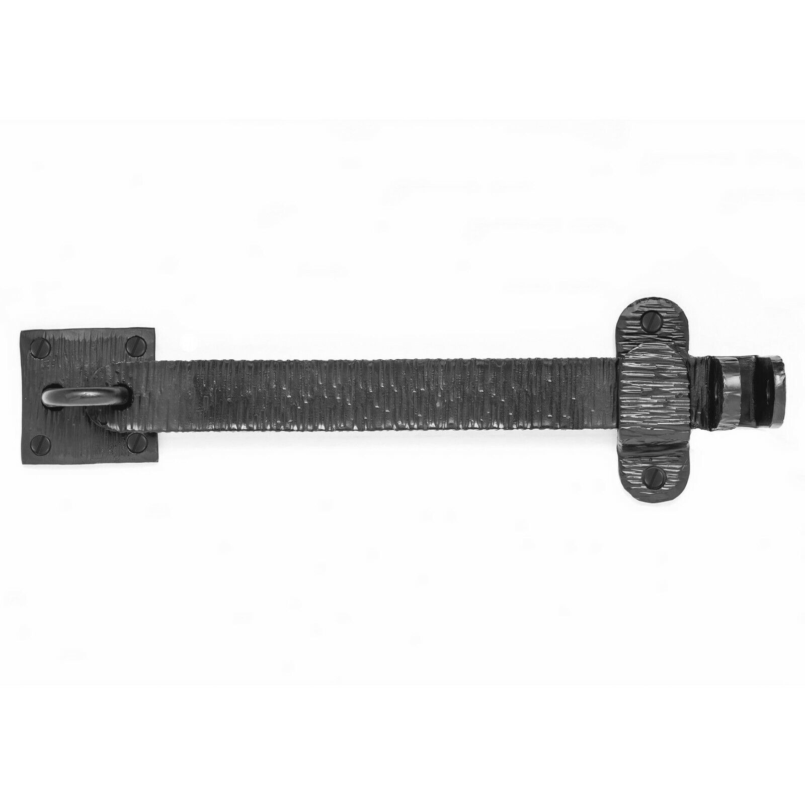 12" Heavy Flip Bar Latch Lock For Doors, Gates Iron Hand Forged in ...