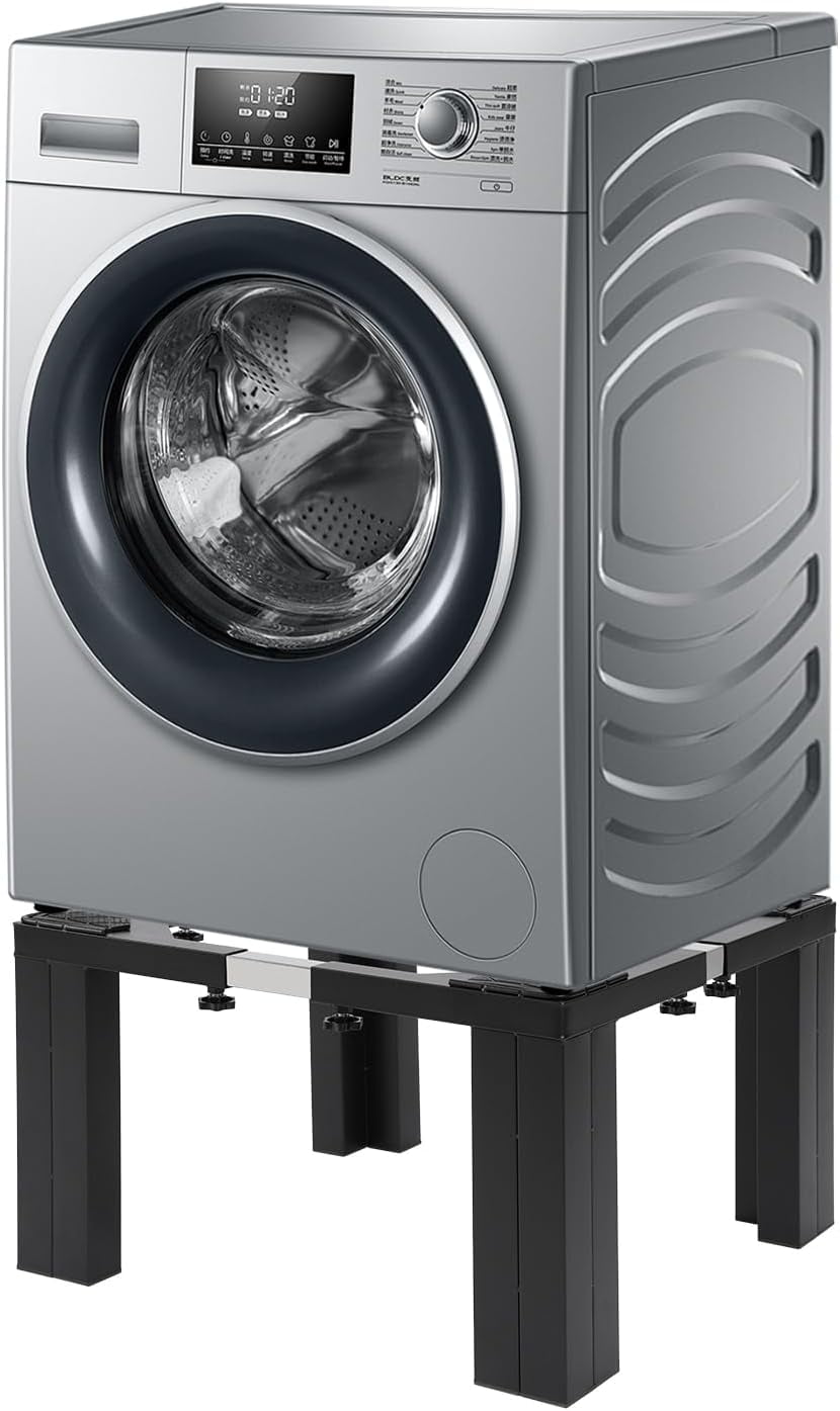 12" Height Washer and Dryer Pedestals, Adjustable 16.93-26 Inch ...