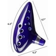 12 Hole Alto C Ceramic Ocarina - Professional Kiln-Fired Legend of ...