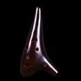 12 Hole Ceramic Ocarina Alto C Key Burned Style Beginner Student ...