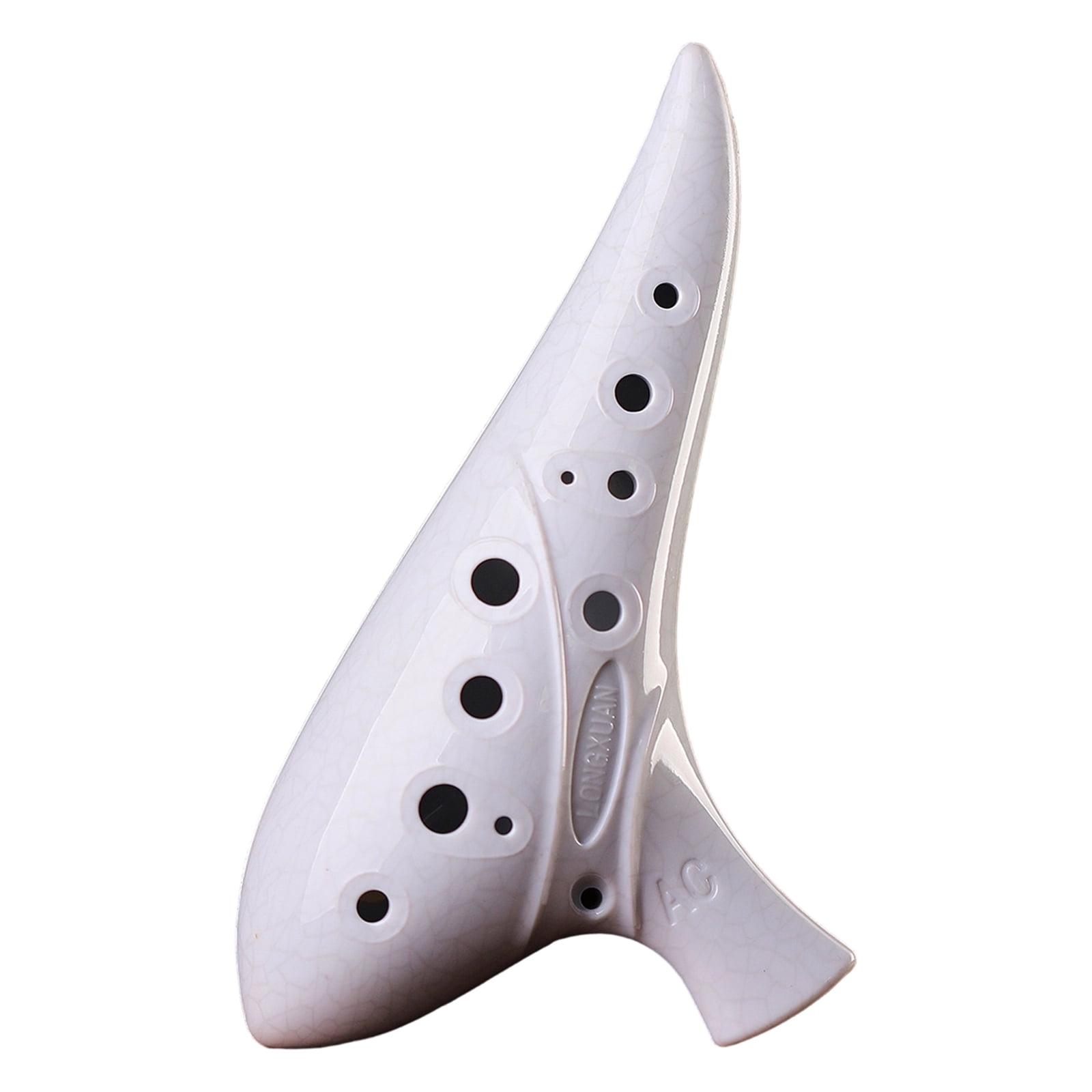 12 Hole Ceramic Ocarina Musical Instrument for Learners Ergonomic ...