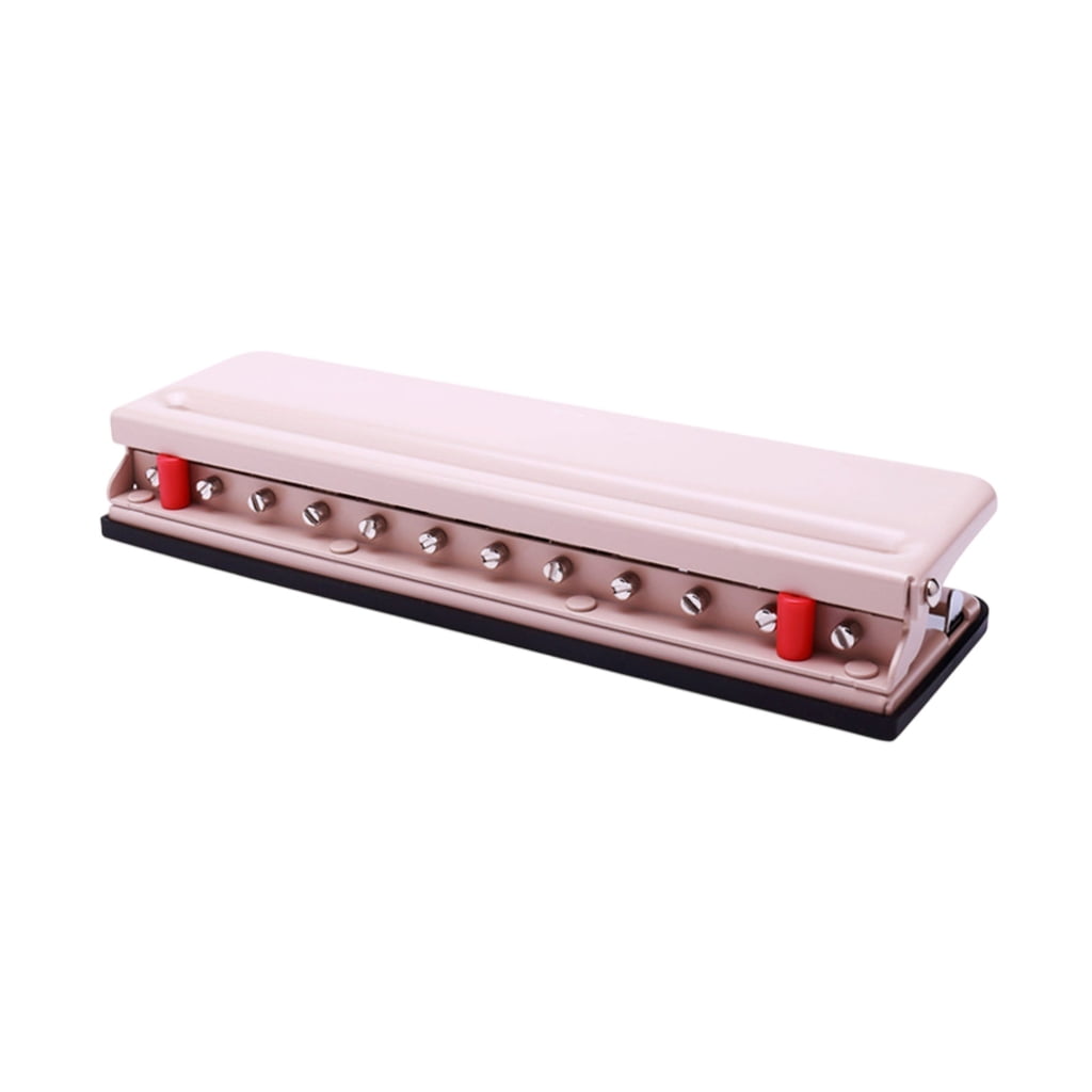12 Hole Paper Punches Mushroom Discbound Hole Puncher With Positioning ...
