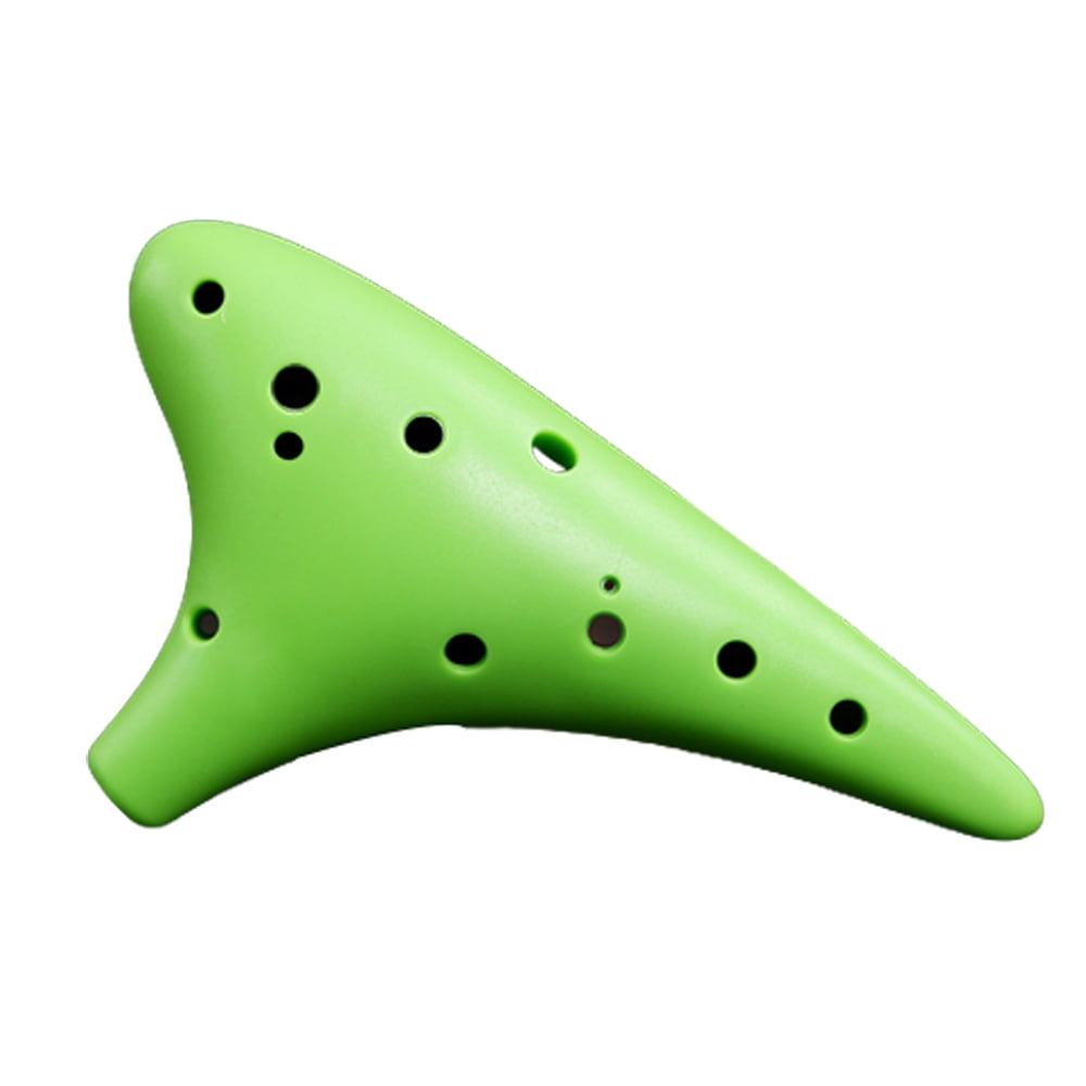 12 Hole Plastic Alto C Ocarina , Gift Idea For Beginner Musician, Easy ...