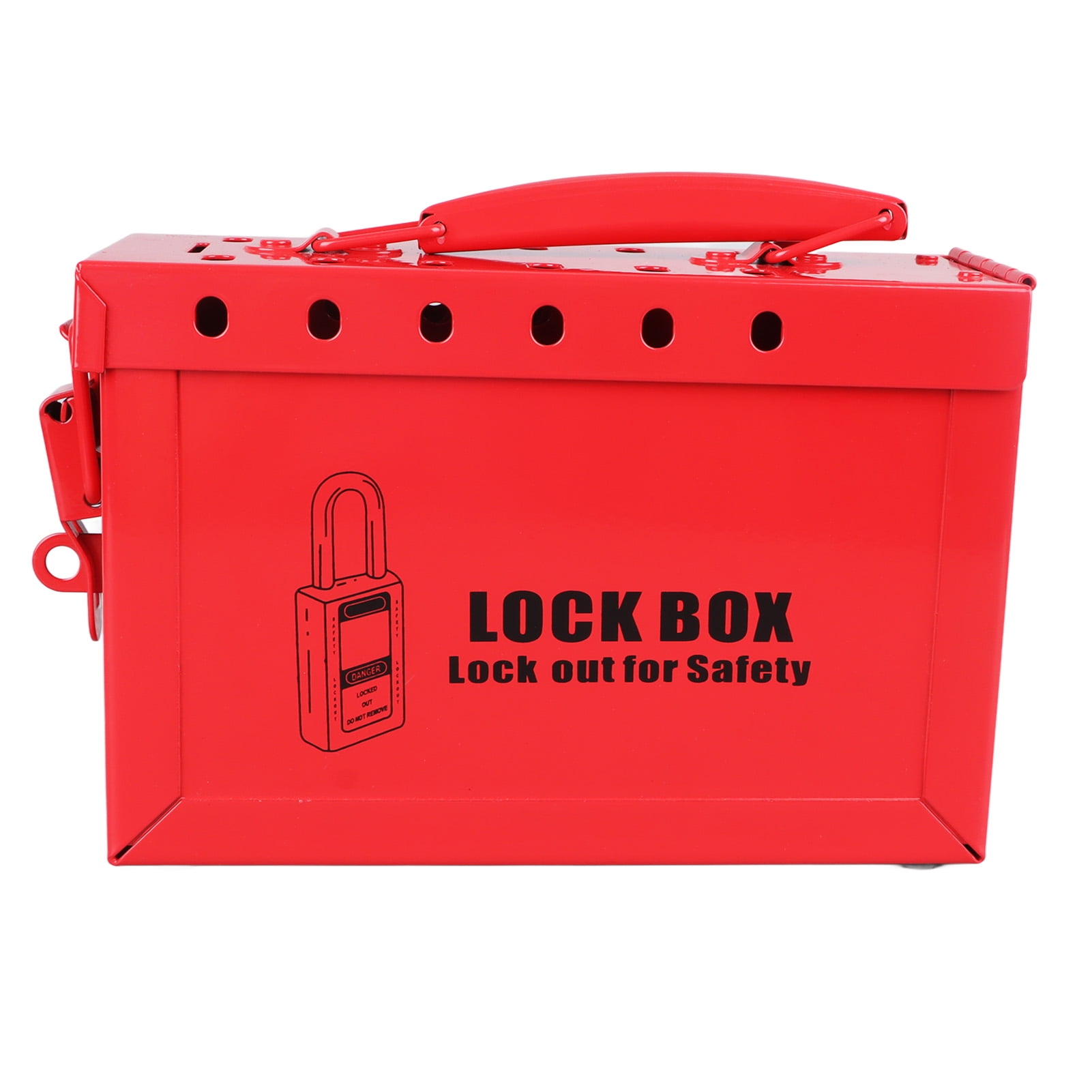 12-Hole Storage for Safe LOTO Procedures, Durable & Impact-Resistant ...