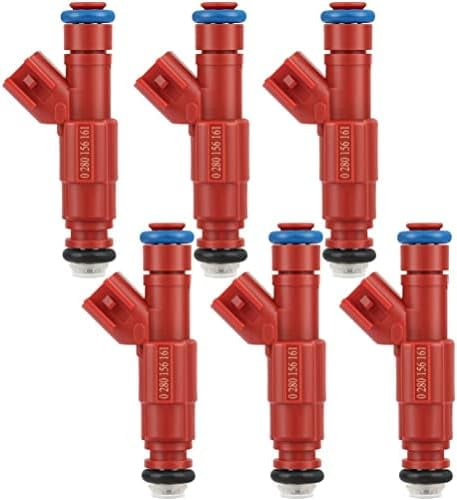 12 Holes 6 pcs Fuel Injectors Set 0280156161 fit for 00-03 for Dodge ...