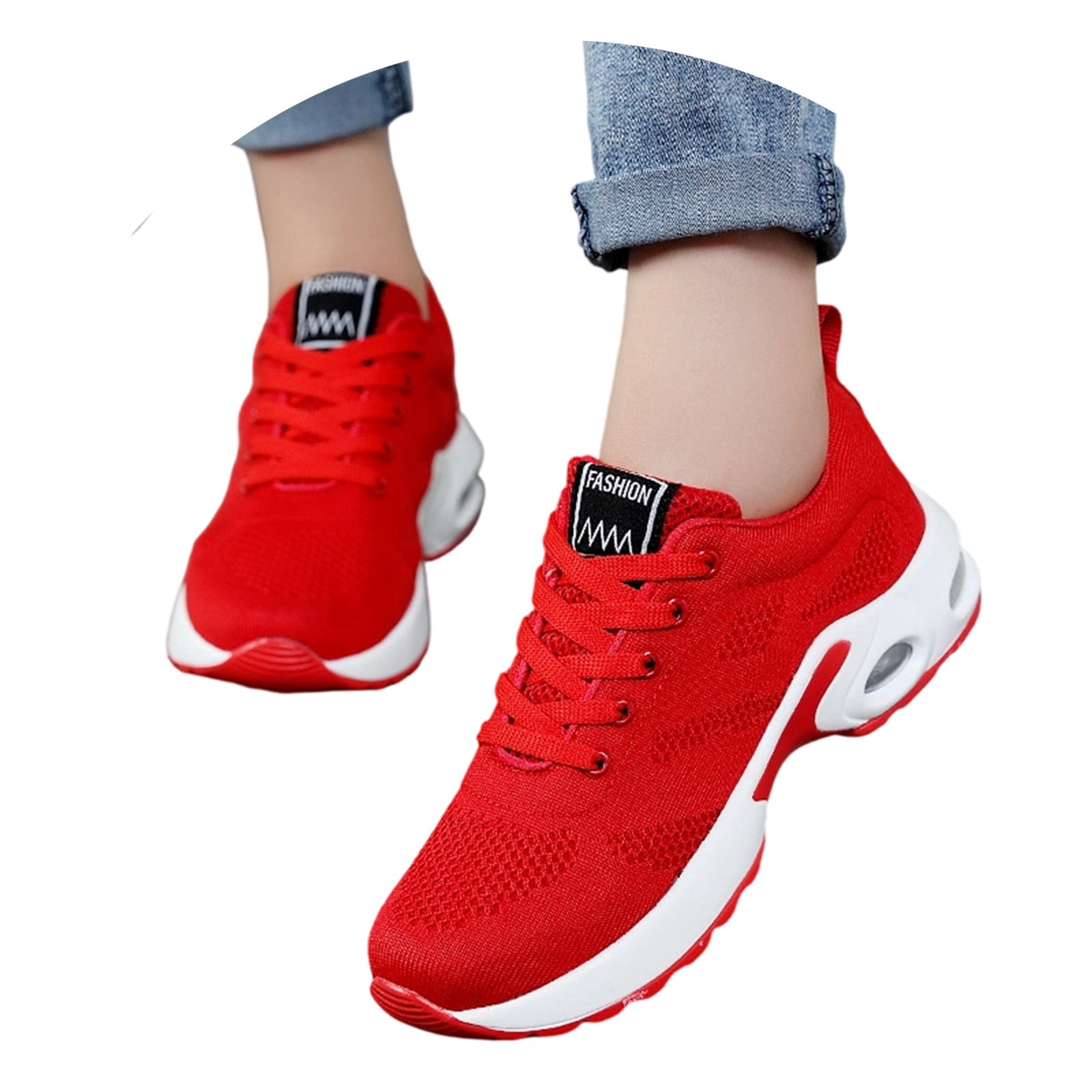12 Hour Shift Shoes for Women, Orthopedic Walking Sneakers with Air ...