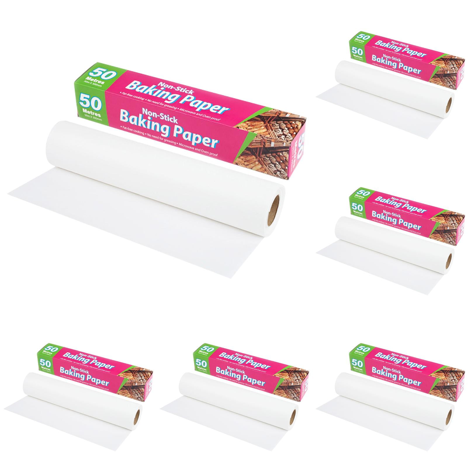 12 IN x 16 FT Non-stick&Chlorine-free Paper Roll for Baking or Cooking ...
